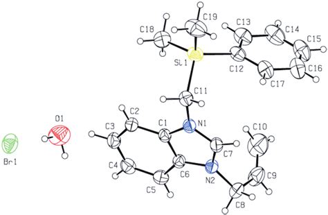 View Of The Molecule Showing The Atom Labeling Scheme Displacement