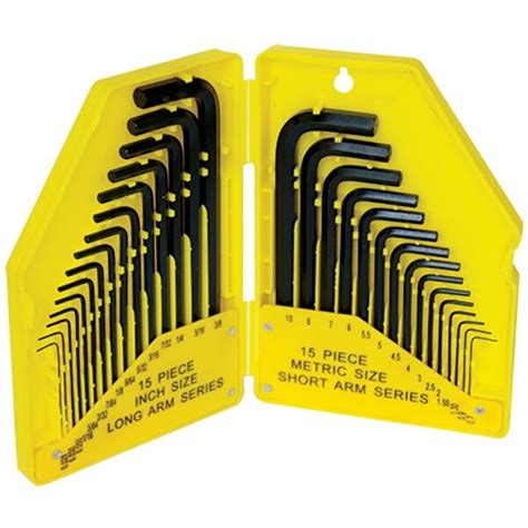 Tork Craft 30 Piece Allen Key Set Metric And Imperial Sizes In Plastic Case Shop Today Get It