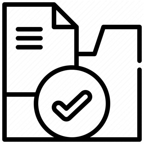 check file folder icon download on iconfinder