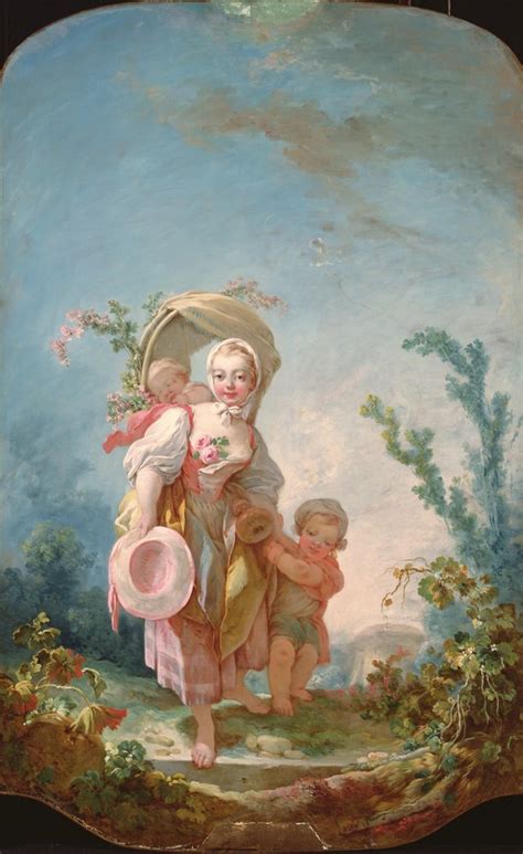 The Shepherdess By Jean Honore Fragonard Fine Art Print