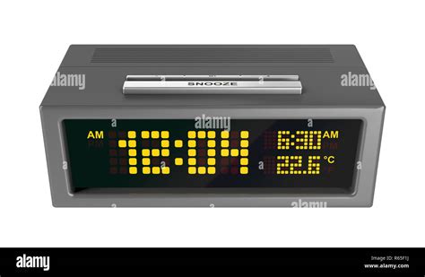 Digital Alarm Clock Stock Photo Alamy