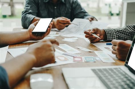Premium Photo User Experience Ux Designer Designing Web On Smart