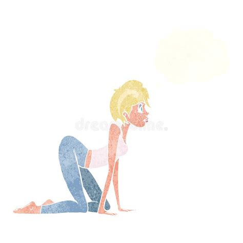 Girl All Fours Pose Stock Illustrations 119 Girl All Fours Pose Stock