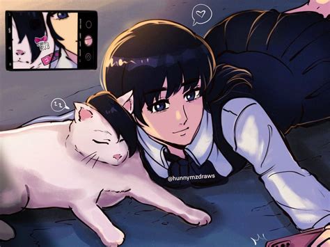 Mitaka Asa Chainsaw Man Drawn By Hunnymzdraws Danbooru