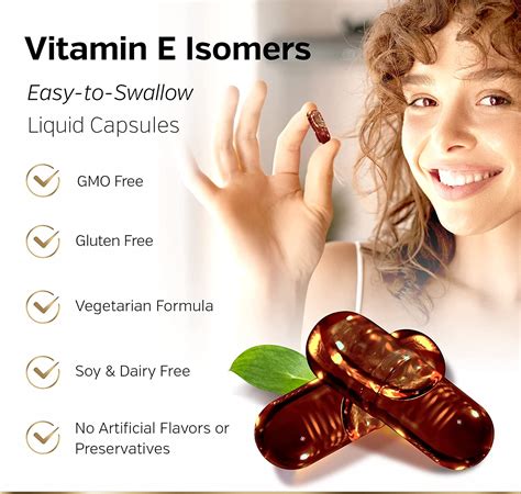 Premium Annatto Tocotrienol Supplement – Vitamin E Tocotrienols with D