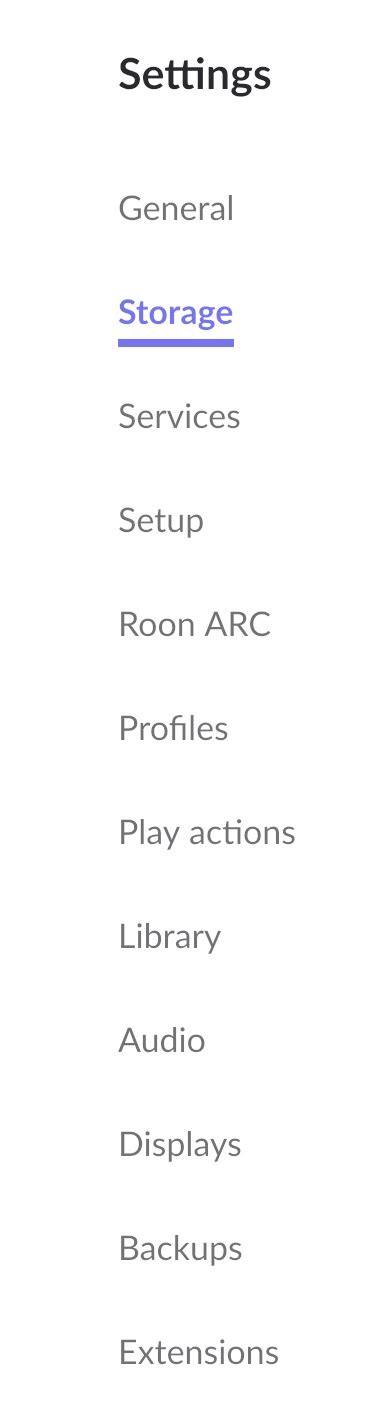 Roon Library Edit Settings Missing Rescan Interval Support Roon Labs Community