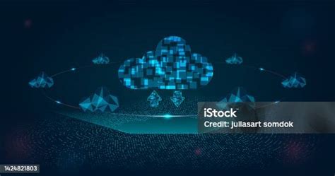 여러 클라우드 심볼 벡터 일러스트 레이 션 2d 클라우드 3d 클라우드 멀티 클라우드 작업 연결 빅 데이터 클라우드 컴퓨팅에