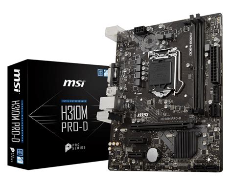 Specification H310M PRO-D | MSI Deutschland