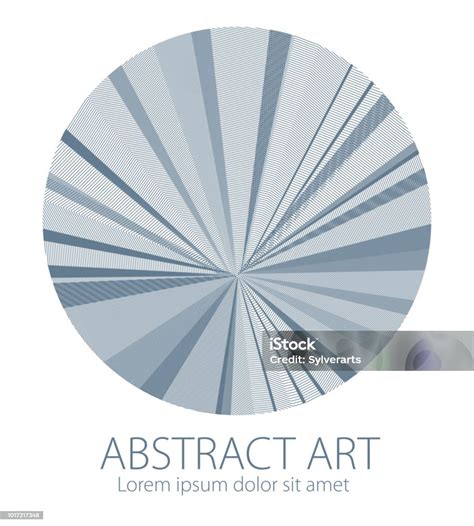 아름 다운 예술 요소 선형 표면 또는 원의 형태로 섬유의 벡터 3d 관점 배경 레이아웃 포스터 현수막 인쇄 및 웹을 추상화 합니다 시 원하고 동적 0명에 대한 스톡 벡터