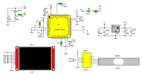 Stm32 схема подключения