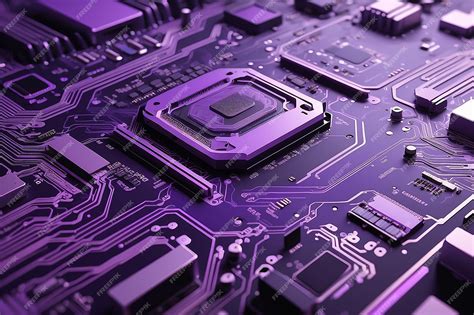 Premium Photo Abstract Background With Technology Circuit Board Texture Electronic Motherboard