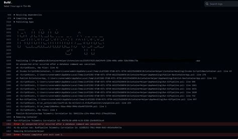 Build Job Fails On A Hosted Runner When App Is Being Published Issue Microsoft AL Go