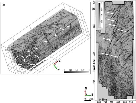 The Extracted Similarity Attribute From The Fef Seismic Volume A The