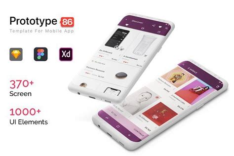 Prototype 86 Template For Android An Ui Kit Template By App For
