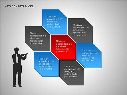 Hexagon Text Blocks Shapes Free Presentation Template For Google Slides And PowerPoint 00223