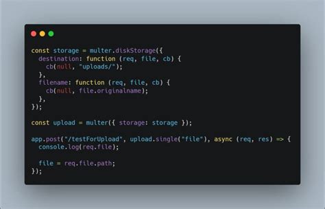 Muhammad Absar On Linkedin Coding Learning Multer Expressjs