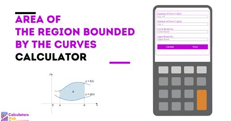 area of the region bounded by the curves calculator online