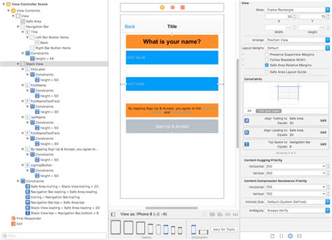 Ios Setting Constraints To Uistackview Stack Overflow