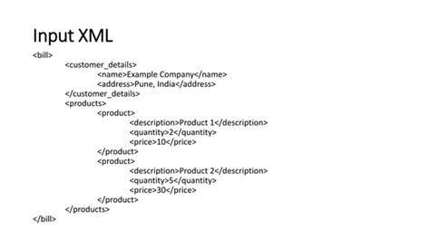 trans xml into another xml ppt