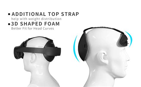 forehead pad and rear pad compatible with meta quest pro