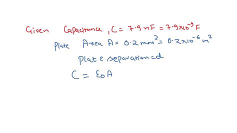 Solved Parallel Plate Capacitor Is Constructed Of Metal Plates Each