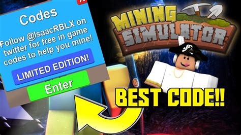 BEST LIMITED EDITION CODE In MINING SIMULATOR YouTube