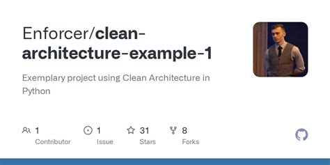 GitHub Enforcer Clean Architecture Example Exemplary Project Using Clean Architecture In Python