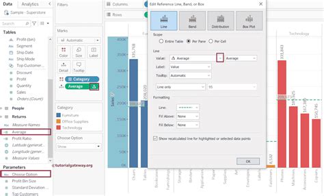 Tableau Parameter To Show Or Hide Reference Lines