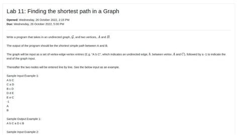 solved write a program that takes in an undirected graph g