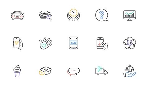 점 메시지 아래로 스크롤하고 웹 사이트 인쇄에 대 한 천연 린넨 라인 아이콘 디자인을 위해 벡터 전화에 대한 스톡 벡터 아트 및 기타 이미지 Istock