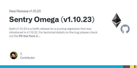 Geth V1 10 23 Hotfix For The Merge Release Please Read Notes Ethereum