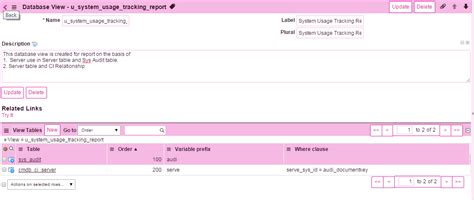 report on audit sys audit table through database servicenow community