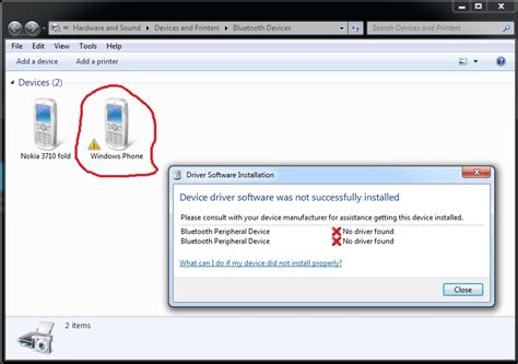 Windows 7 Problem With Bluetooth Driver Can T Conect Windows Lumia Microsoft Community