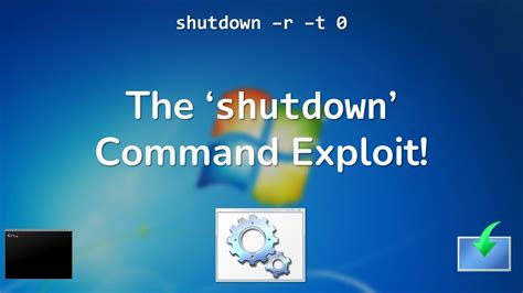 Windows Shutdown Command Exploit And Fix Youtube