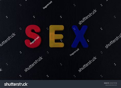 Word Text Sex Written Alphabet Colorful Stock Photo 1854379738 Shutterstock