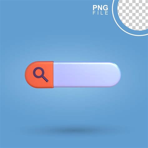premium psd interactive 3d search bar