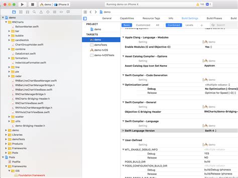 Can T Compile Using Xcode And RN Issue Wuxudong React Native Charts Wrapper