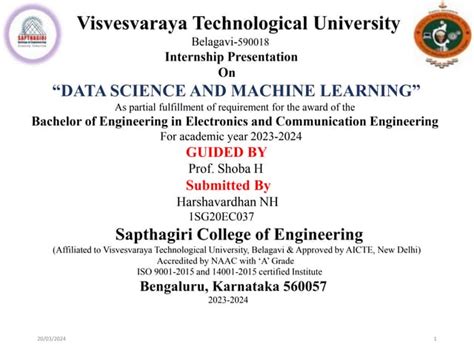 Internshippresentationdatascirncehar038pptx Agriculture Industries