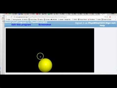 Intro To GlowScript YouTube Intro To GlowScript YouTube