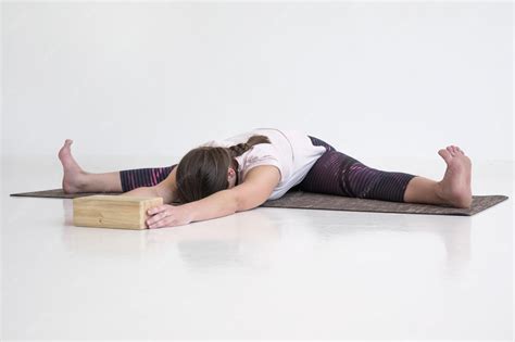 Premium Photo Upavistha Konasana Or Wide Angle Seated Forward Bend Pose