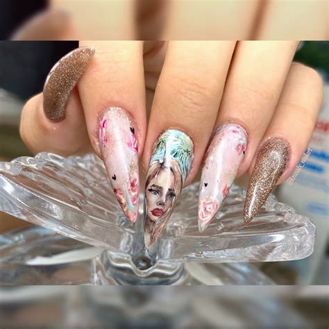 Lana Del Rey Nails🍒 Nail Art Photo And Video Instagram Photo