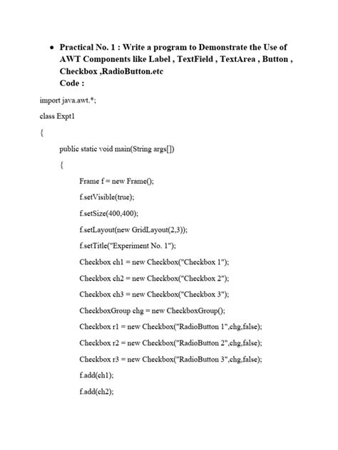 Practicals 1 15 Pdf Computing Software