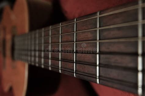 Strings On Acoustic Guitar Stock Image Image Of Sound 154021555