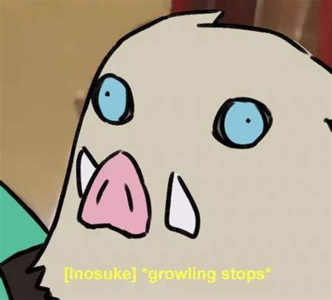 Cтикеры телеграм Inosuke Meme