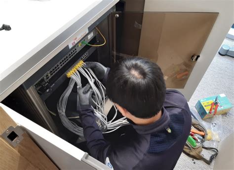 사무실네트워크 공사후기 이사 후에도 쾌적한 환경 네이버 블로그