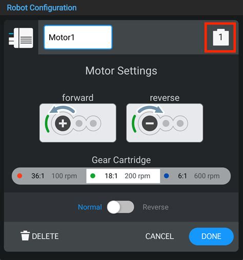 Configuring V Smart Motors In VEXcode Pro V VEX Library