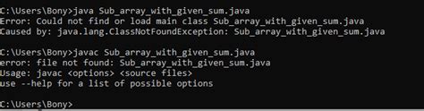 Compilation How To Run Java Programs In Windows Command Prompt Stack Overflow