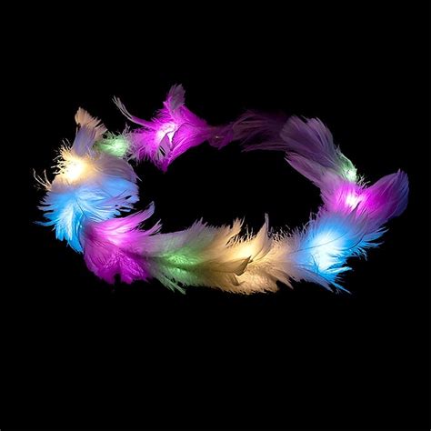 LED Feather Headband Reverb