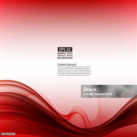 추상의 기하학적 인 무늬와 붉은 배경 웨이브 고 형태의 왜곡입니다 0명에 대한 스톡 벡터 아트 및 기타 이미지 0명 곡선 구도 Istock