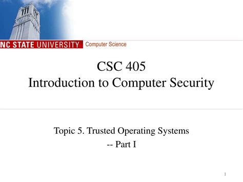 Ppt Csc 405 Introduction To Computer Security Powerpoint Presentation